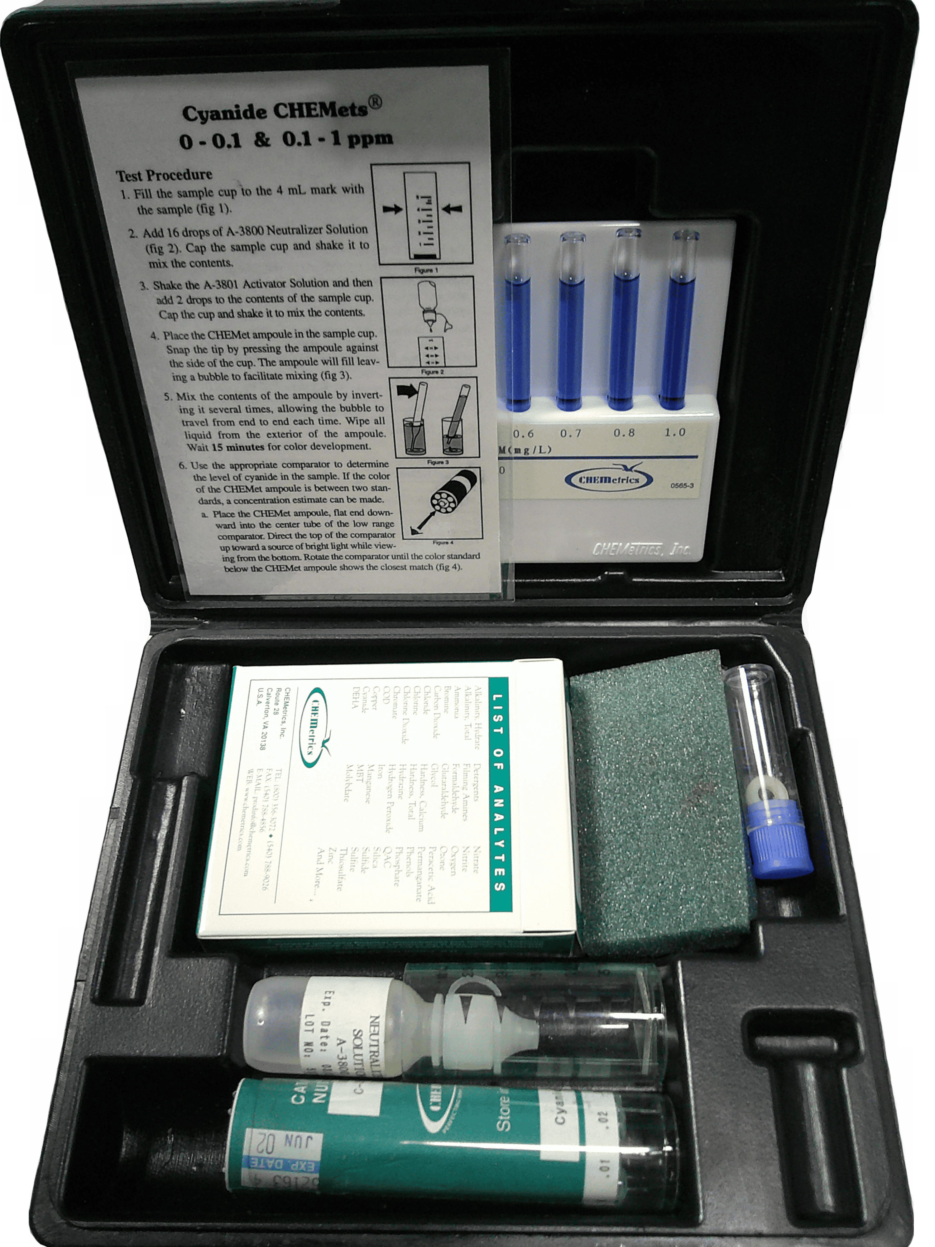 CHEMets Cyanide Test Kit - Americhem